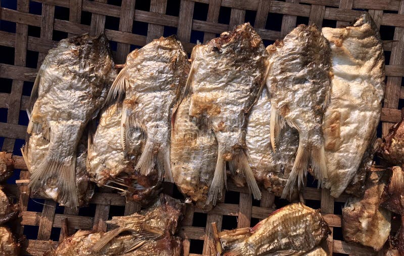 Dried Fish, Dry Fish Image for Preservation Menu Concept Stock Image ...