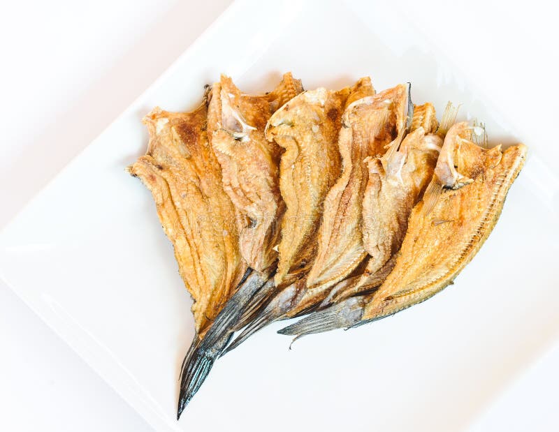 Dried fish fried stock image. Image of cooking, fishing - 31156475