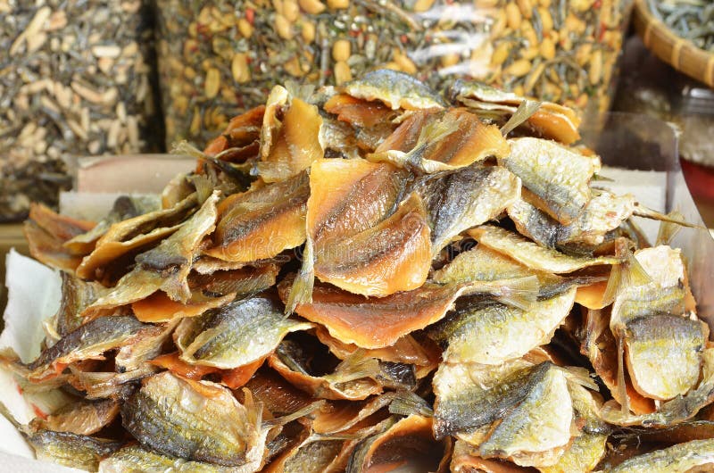 Dried fish stock photo. Image of arid, salted, asia, market - 53747204