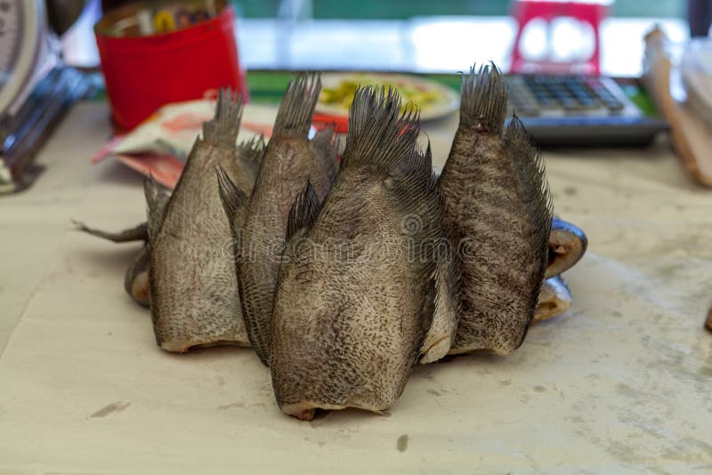 Dried Fish.the Preservation of the Fish To Be Able To Bring a Lo Stock ...
