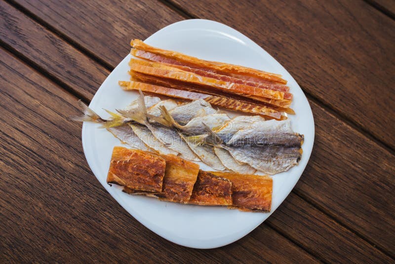 Dried Fish, Yellow Whale, Cod Fish Stock Photo - Image of food, alcohol ...