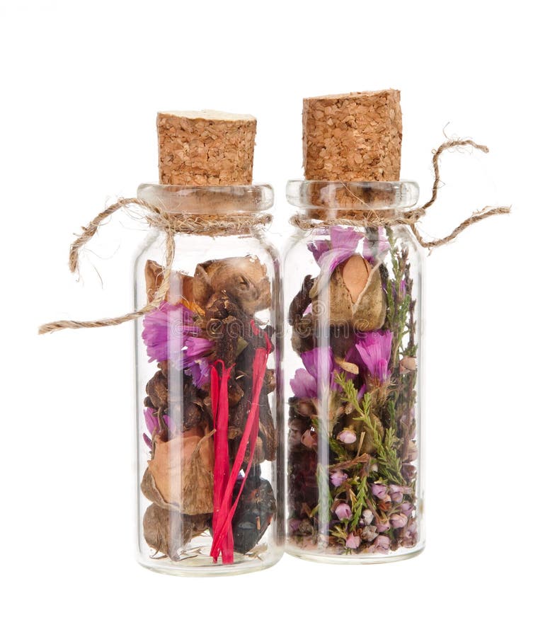 Dried flowers in a flask stock photo. Image of bottle - 18351058