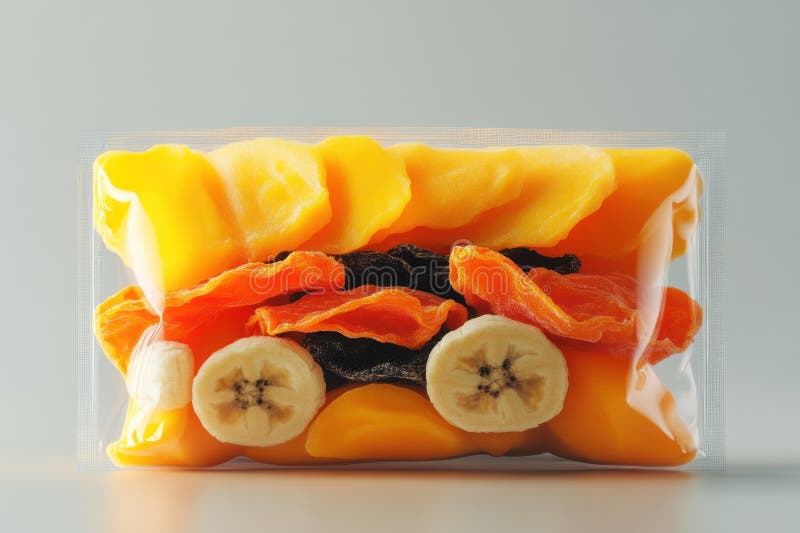 Dried Fruit Assortment Packaged Creatively Resembling a Train on a ...