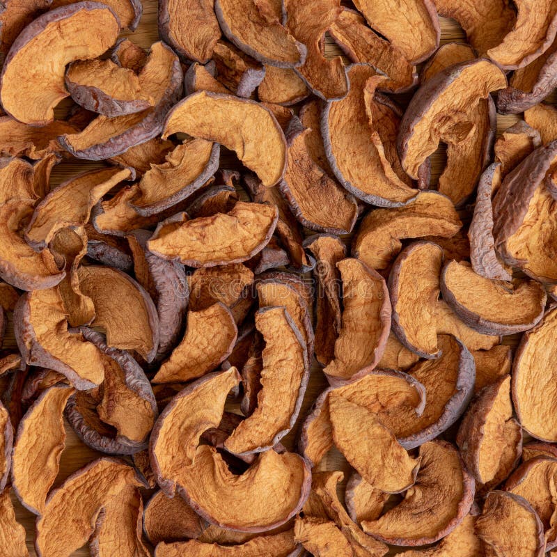 Dried Fruit. Background of Dried Slices Apples Stock Photo - Image of ...