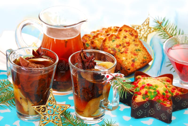 Christmas Compote of Dried Fruits Stock Photo - Image of drink, anise ...
