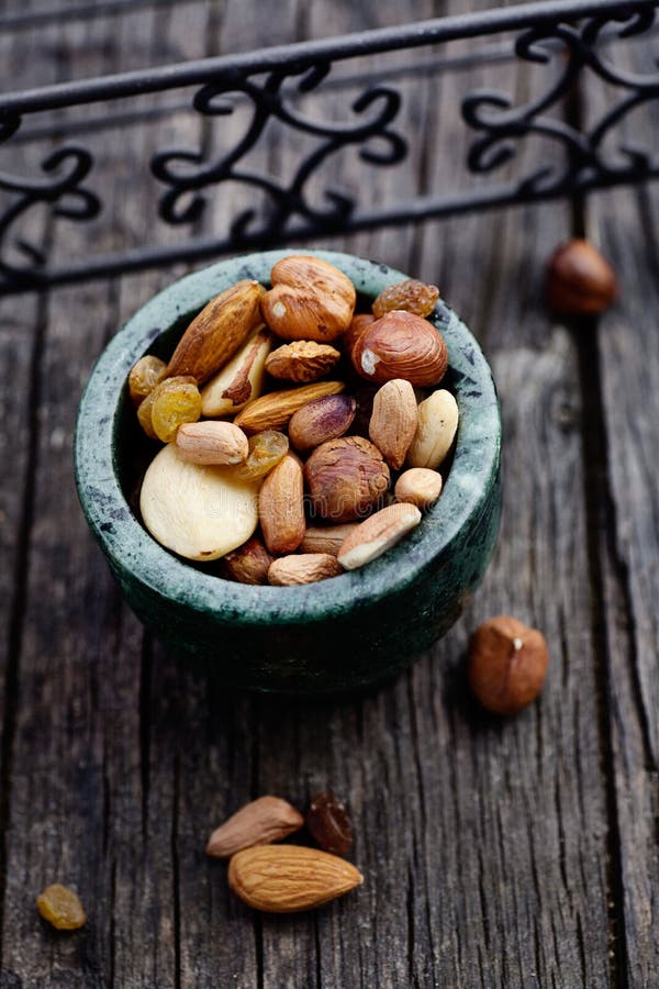 Mix Nuts in a Bowl Closeup. Stock Image - Image of almond, tasty: 93061069
