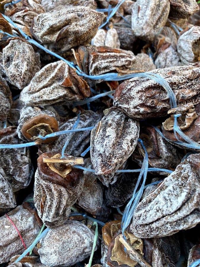 Dried Fruits or Berries Tied with Thread. Food Stock Image - Image of ...