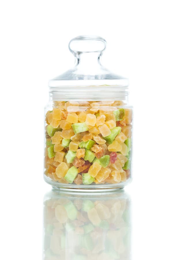 Dried fruits in the jar stock image. Image of healthy - 73217235