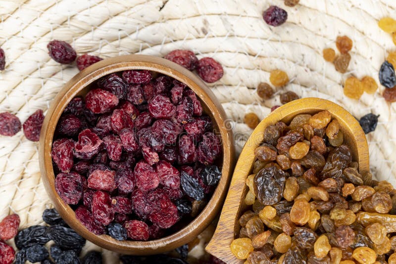 Different Types Dried Berries Kitchen Table Stock Photos - Free ...