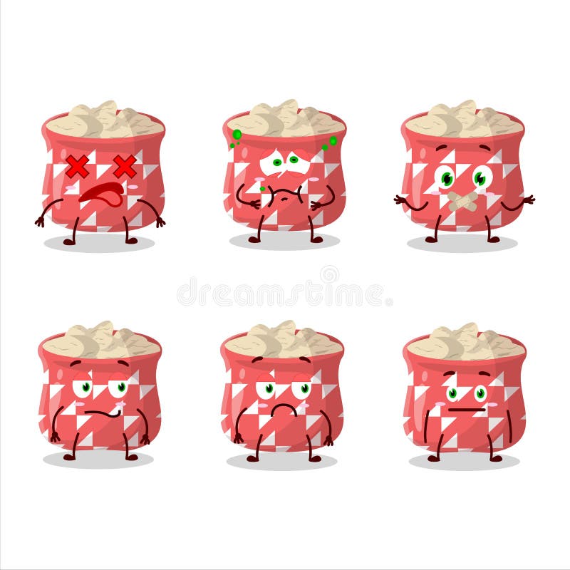 Dried Ginger Cartoon Character with Nope Expression Stock Vector ...
