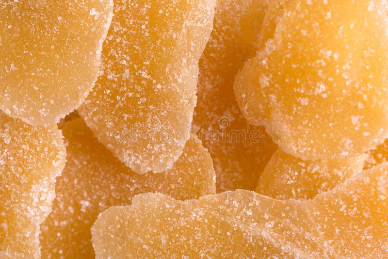 Crystallized Or Candied Ginger Stock Photo - Image of candy, root: 23155552