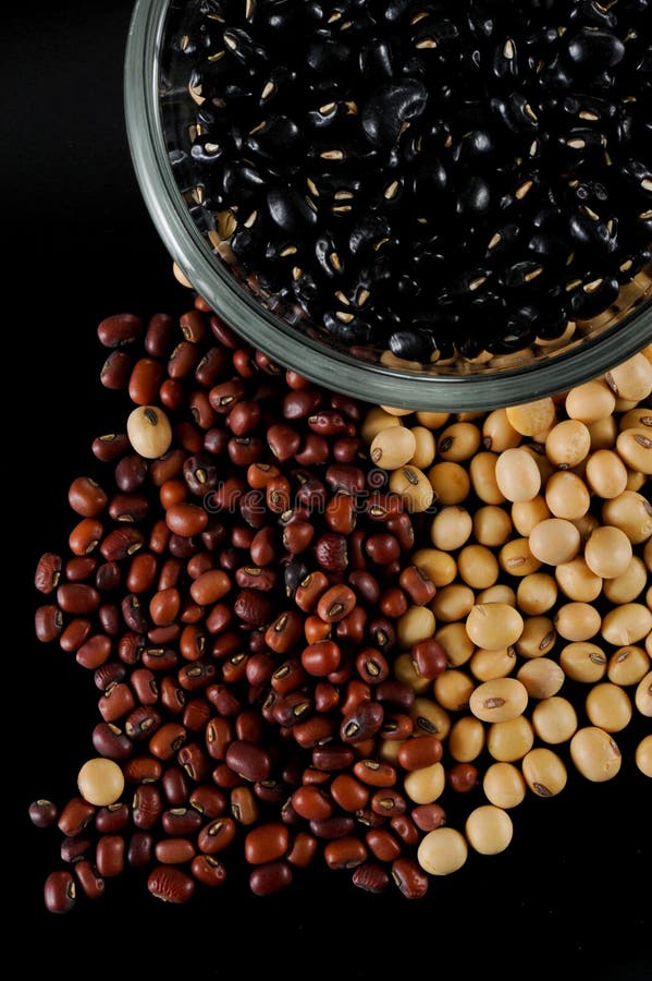 Dried grains stock image. Image of beans, black, collection - 113643437