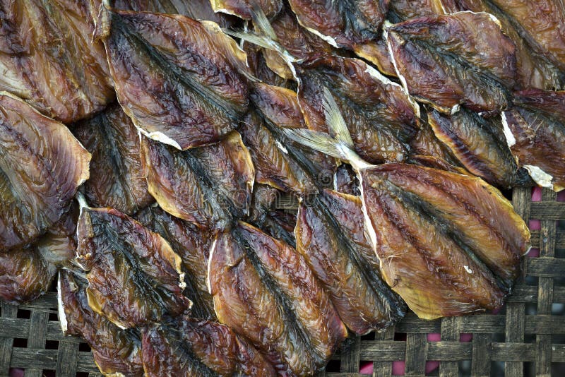 Dried Indian Mackerel Dried Fish Stock Photo - Image of cuisine, fresh ...
