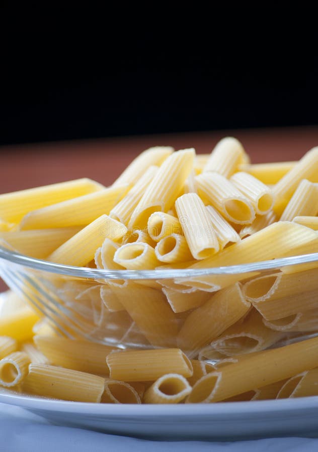 Dried Italian Pasta (macaroni) Stock Image - Image of dieting, dinner ...