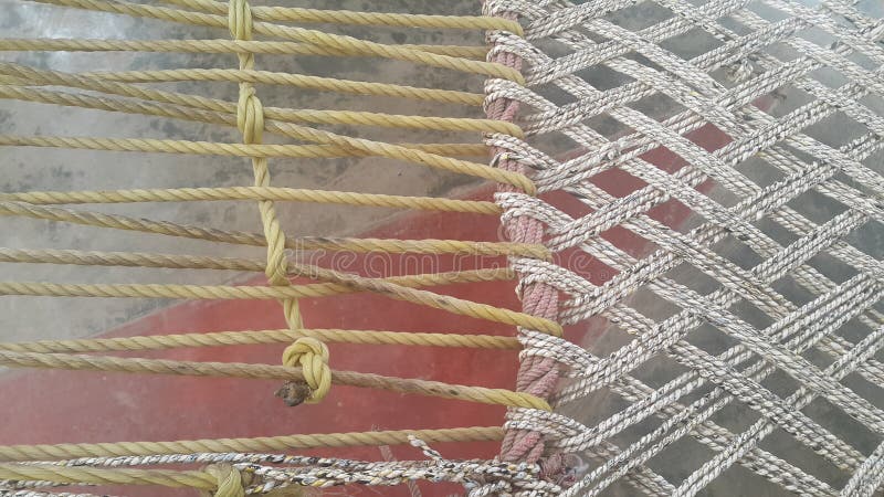 Charpai - Traditional Indian Style Bed Made of Woven Net or Rope Mesh ...