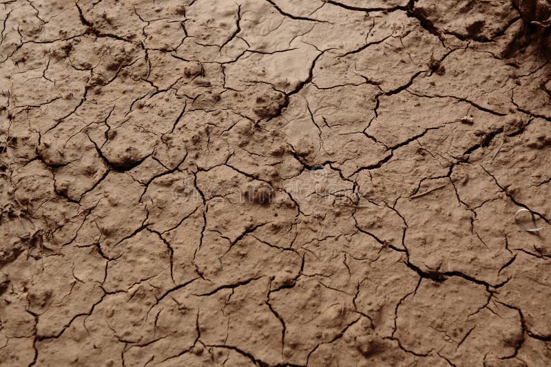 Dried land stock image. Image of drought, broken, black - 12782087
