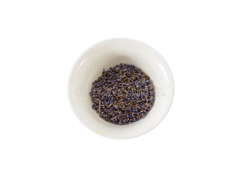 Dried Lavender Tea in a Cup Stock Image - Image of isolated, dried ...