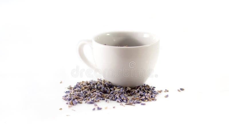 Dried Lavender Tea in a Cup Stock Image - Image of smell, glass: 68169443