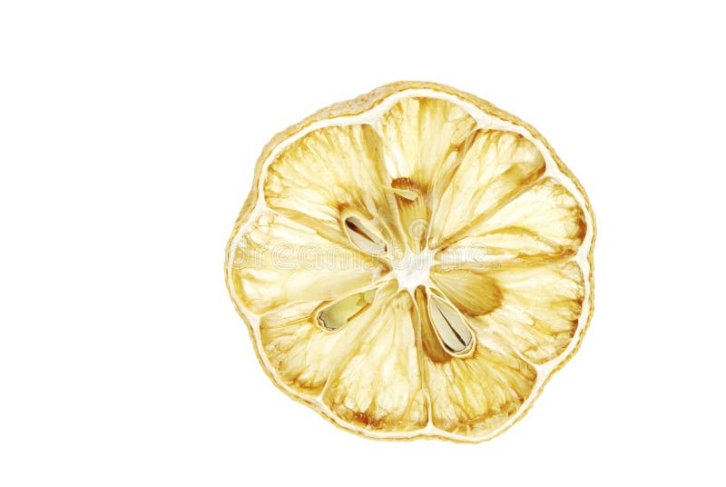 Dried Lemon Slice stock image. Image of yellow, macro - 29277585
