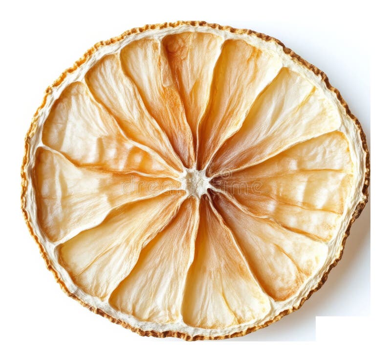 Dried Lemon Slice Isolated on Transparent Background, Citrus Fruit ...