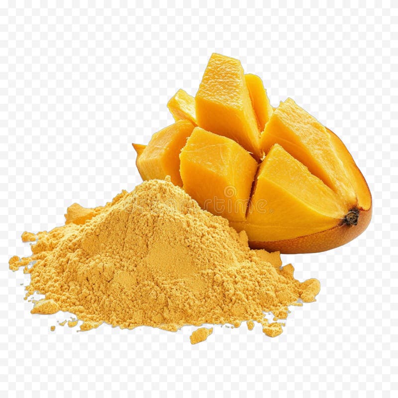 Dried Mango Powder stock image. Illustration of orange - 341474091