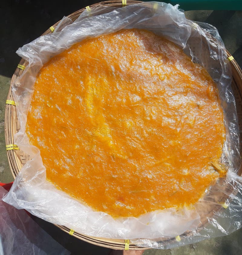 Dried Mango-pulp.very Testy and Delicious. Sour Mango Stock Photo ...