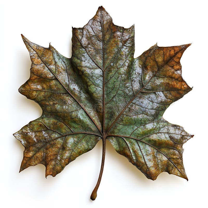 Dried Maple Leaf Detailed Macro Autumn Fall Foliage Nature Texture ...