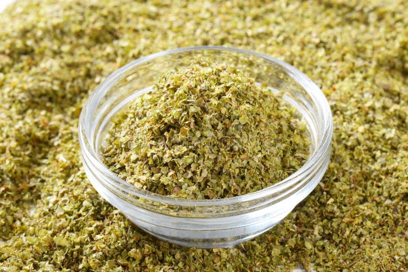 Dried Marjoram leaves stock image. Image of sweet, majorana - 131035923