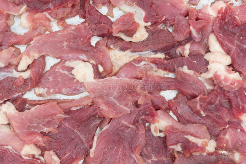 Dried meat in the sun stock image. Image of meat, processing - 238577593