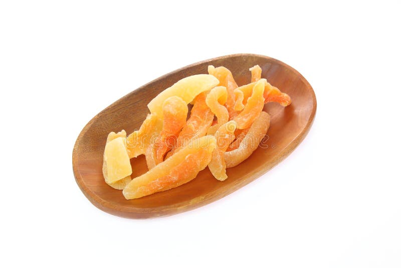 Dried melon in a plate stock photo. Image of snack, ingredient - 95163504