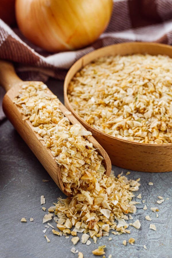 Dried Onions on a Gray Stone Background Stock Image - Image of cooking ...