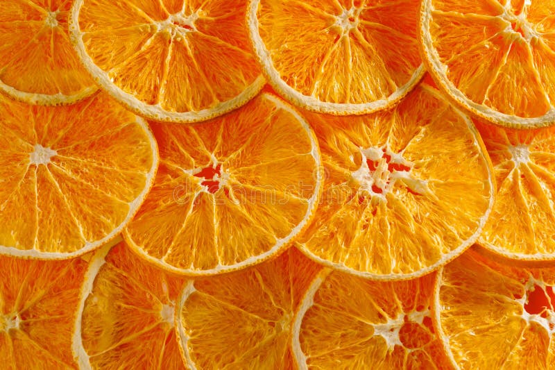Dried Orange Chips, Eco-friendly, Vegetarian Shot Large on a Bright ...