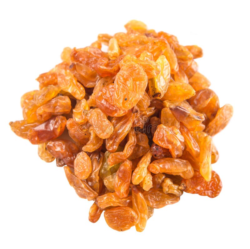 Dried Orange Colored Raisin III Stock Photo - Image of ingredient ...