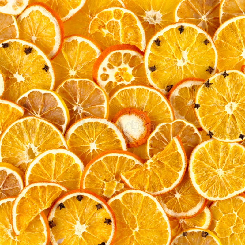 Dried Orange and Lemon Slices Background Stock Photo - Image of round ...