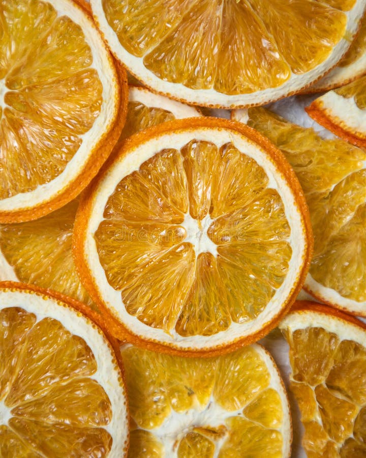Dried Orange, Organic Snack Top View Stock Photo - Image of nutrition ...