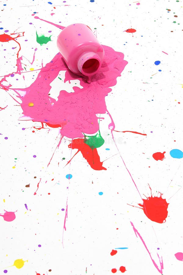 Paint Mess stock photo. Image of paint, splatter, brush - 918432