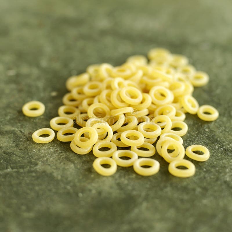 Dried Pasta Rings. Conceptual Image Stock Photo - Image of italian ...