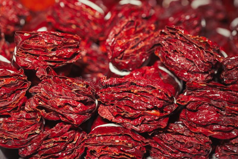 Dried Peppers 2 stock photo. Image of gourmet, mexican - 78108278
