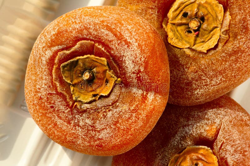 Dried persimmon stock image. Image of peeled, persimmons - 12377497