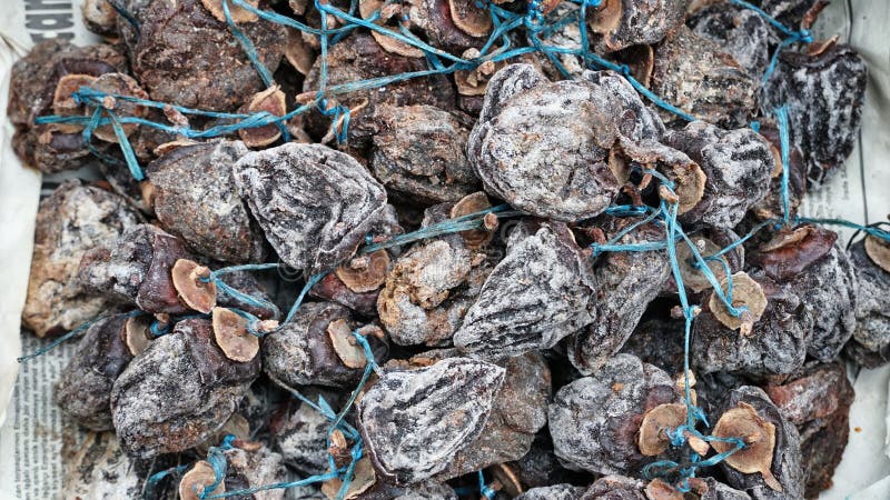 Dried Persimmon Fruit at a Market Stall Stock Photo - Image of japan ...