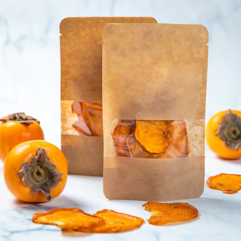 Dried persimmons close up stock image. Image of vibrant - 263161215