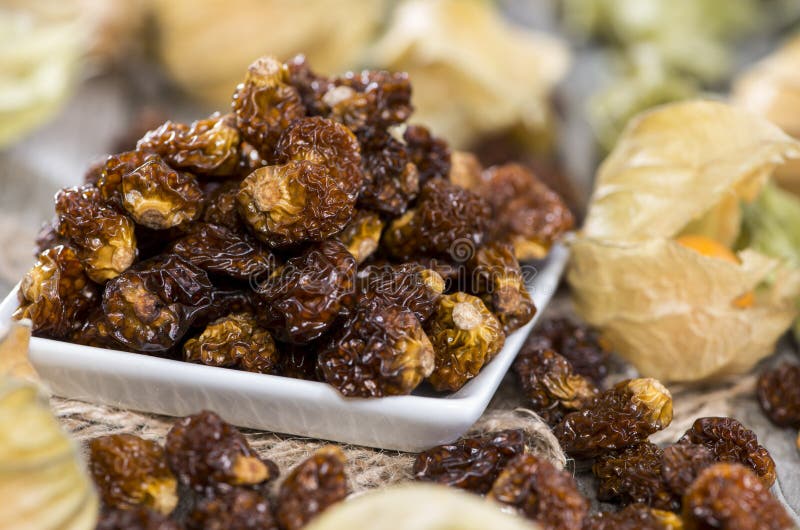 Dried Physalis Fruits stock image. Image of fruit, closeup - 36352611