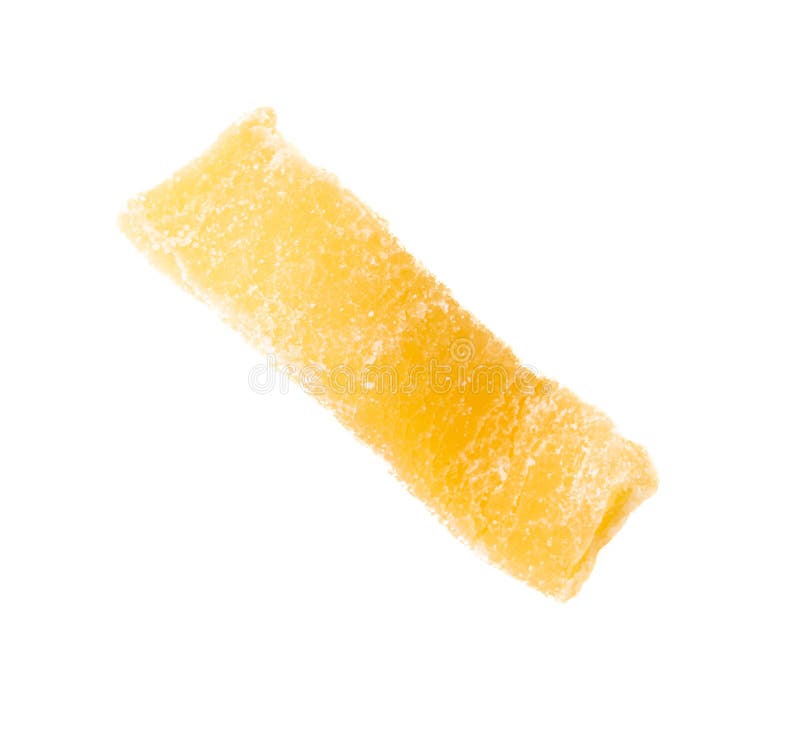 Dried Pieces of Annona Muricata Pulp Isolated on White Stock Photo ...