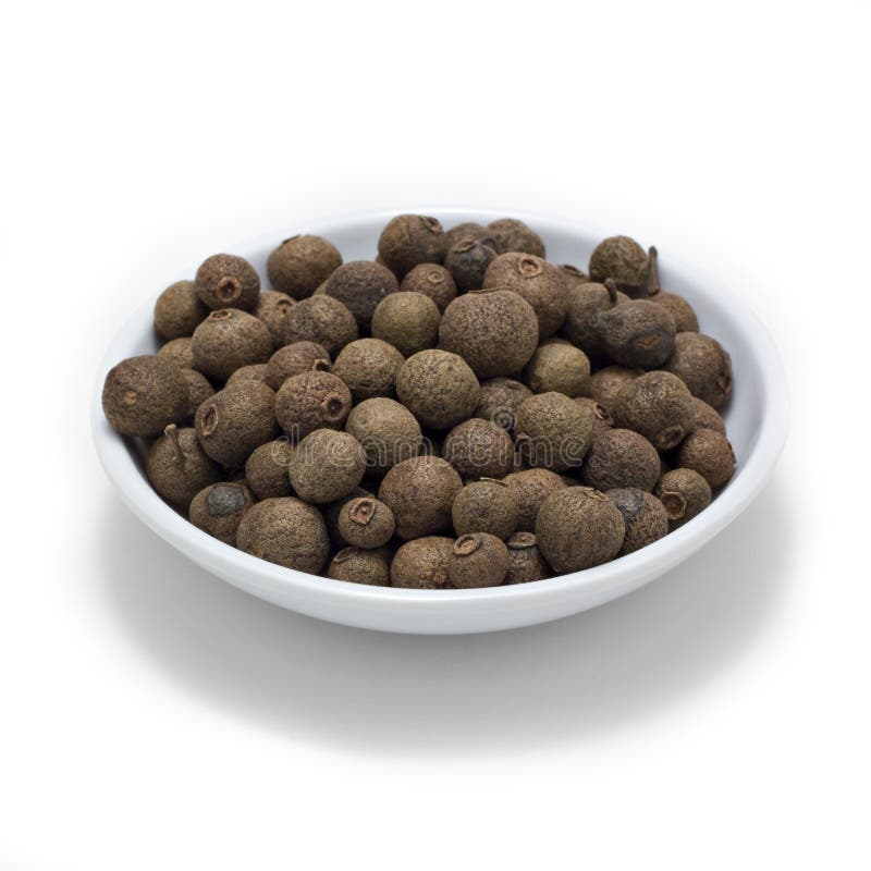 Dried pimento stock photo. Image of food, allspice, white - 11037724
