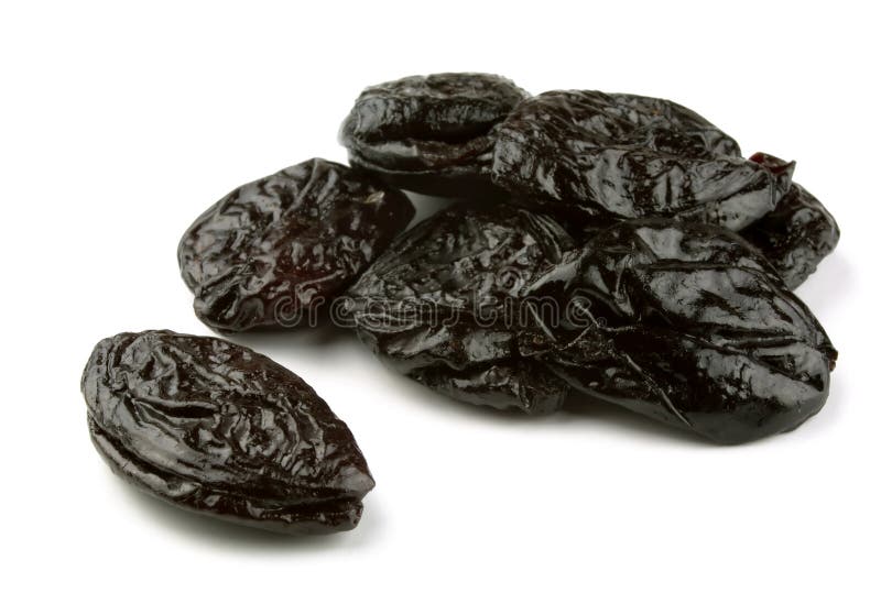 Dried prunes stock photo. Image of fruits, dietetic, isolated - 17995258