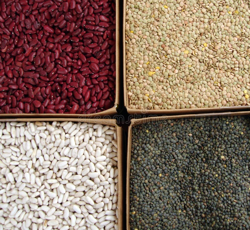 Dried pulses stock image. Image of pulse, dried, lentil - 4788831