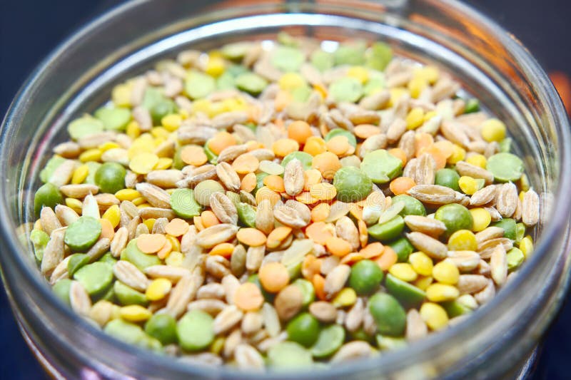 Dried pulses in a jar. stock photo. Image of norcia, eating - 80703398