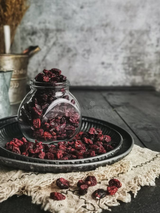 Dried Raspberry is a Good Snack Stock Image - Image of iron, flower ...