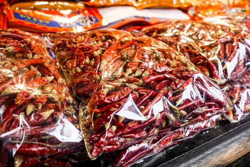 Dried red chilli stock image. Image of china, chili, peppers - 98134121