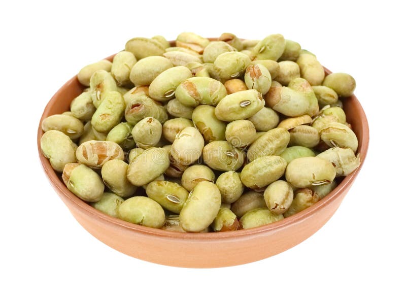 Soybeans Dried and Roasted Clay Dish Stock Image - Image of clay ...
